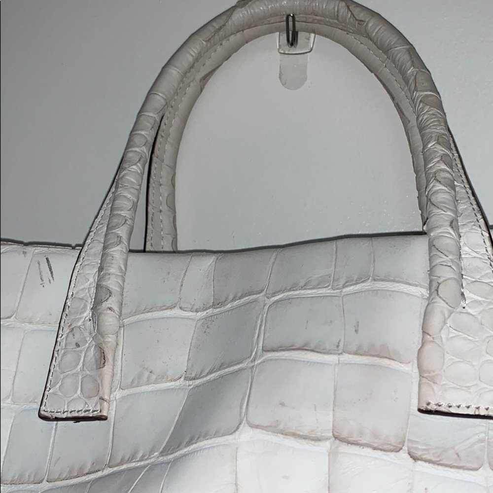 Authentic Coach Crocodile Embossed Bag - Gem